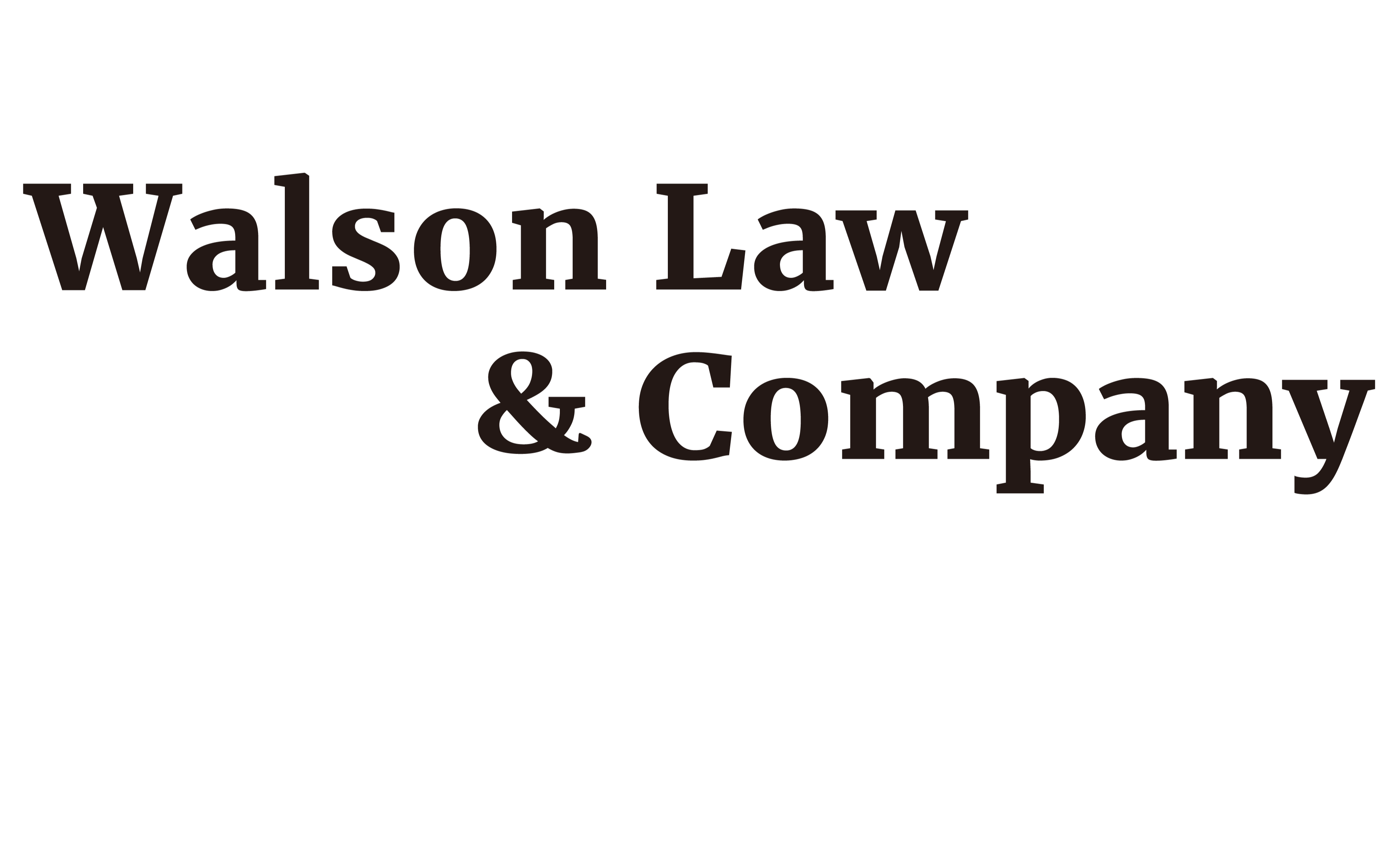 walson law firm